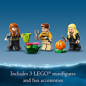 LEGO Harry Potter Hufflepuff House Banner 76412 Hogwarts Castle Common Room, Wall Decoration, Building Set with 3 Minifigures and Mandrake, Collectible Harry Potter Toy, Gift Idea for Boys Girls Kids