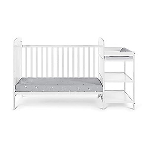 Suite Bebe Ramsey 3 in 1 Convertible Crib and Changer in White