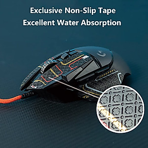 SIKAI CASE Grip Sticker for Razer Viper V2 Pro, Sweatproof, Anti-Slip, Purple, USB, Gaming, Ergonomic Design, 6 Buttons, Windows