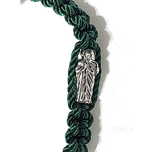 Chavarrieta Red Saint Jude Thaddeus Thread Bracelet Pulsera Roja de hilo de San Judas Tadeo