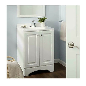 GLACIER BAY Aragon 1002 226 981 4" CENTERSET Low-ARC Bathroom Faucet/ Chrome Finish/ Exclusive ClickInstall Drain for Quick