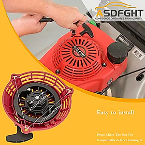 GCV160 Pull Start Recoil Starter Fit for Honda GCV135 GCV160 EN2000 Hru19 GC135 GC160 Parts Generator Engine Motor Replace 28400-Zl8-023ZA GCV160 Recoil Pull Starter