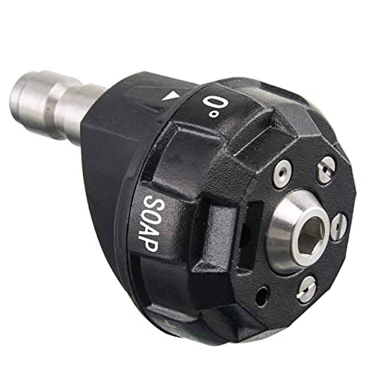 JOEJET Pressure Washer Nozzle Tips, 6-in-1 Quick Changeover, Adjustable Pressure Washer Nozzle with 1/4 Inch Quick Connect, 4000 PSI