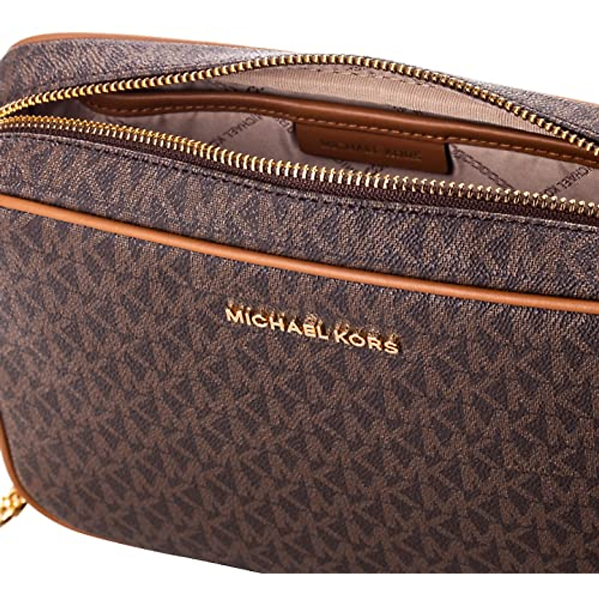 Michael Kors Jet Set Large East/West Crossbody Brown One Size