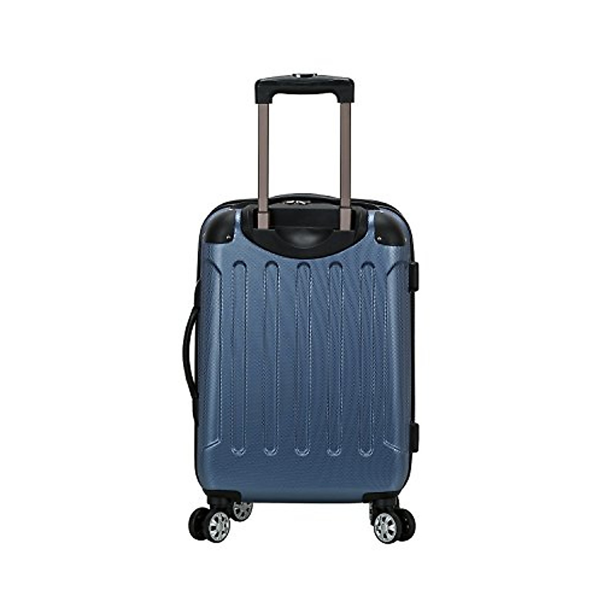 Rockland London Hardside Expandable Luggage with Spinner Wheels, Blue, Carry-On 20-Inch
