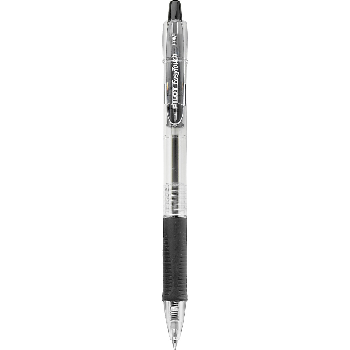 PILOT EasyTouch Refillable & Retractable Ballpoint Pens, Fine Point, Black Ink, 12-Pack (32210)