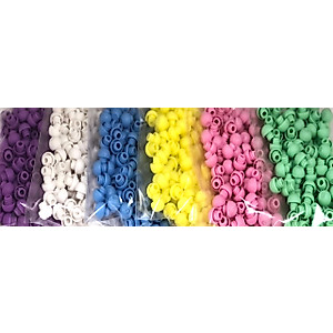 Syringe Caps for Pets fit Slip leur and Lock luer PURPLE (100 caps)