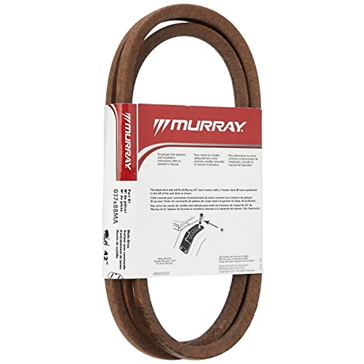 Murray 42 Lawn Mower Blade Belt '97 & Up 37X88MA