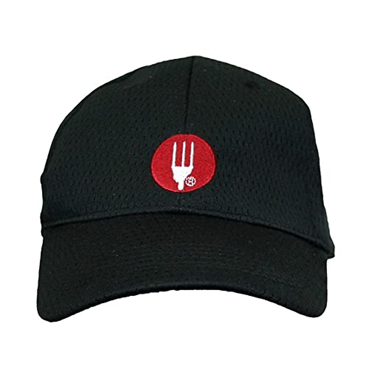 Chef Works unisex adult Logo Cool Vent Baseball Cap, Black, One Size US