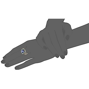 Sorrelli Womens Moonlit Shores Opulent Octagon Ring, Purple, Adjustable