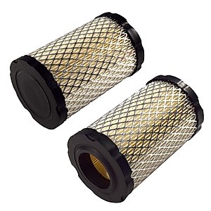 HQRP 2-pack Filter compatible with Troy-Built Pony 13WN77KS011 13WN77KS211 (2011), MTD 13A1762F065 13A1762F265 (2013), Yard Man 13AO785T055 (2011), Yard Machines 13AM775S000 (2014) Lawn Tractor