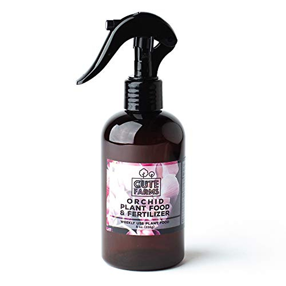 Cute Farms Orchid Plant Food Fertilizer Mist (8 oz. Spray Bottle + ONE Water Mister)