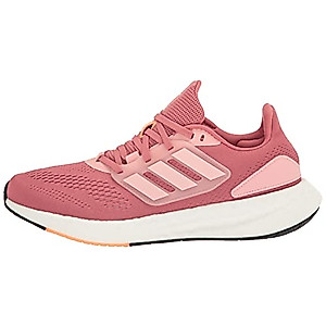 adidas Women's Pureboost 22 Running Shoe, Wonder Red/Wonder Mauve/Beam Orange, 9