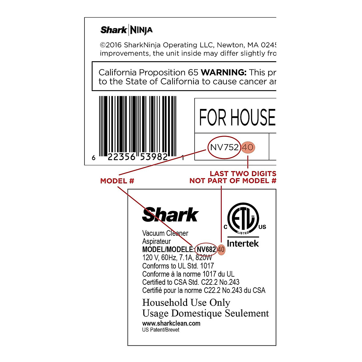 Colorfullife Filters for Shark Rotator DuoClean Powered Lift Away Speed Vacuum NV680, NV681, NV682, NV683, NV800, NV801, NV803, UV810, Replaces Part XHF680 and XFF680
