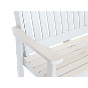 Highwood AD-BENW1-WHE Lehigh Garden Bench, 5 Feet, White