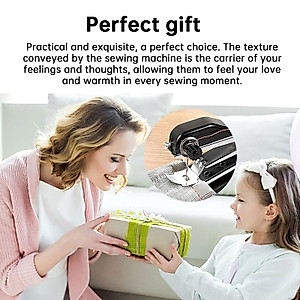 Handheld Sewing Machine, Beginner's Sewing kit with Storage, Two Power Supply Modes, Electric Switch, Simple Operation, Portable Mini Sewing Machine, Beginner's Sewing Machine.(Black)