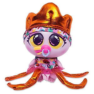 Nerlie Neonate Aquanerlie Aquamerito Clothing Wear - Shiny Orange Deep Sea Queen Tentacled Dress and Crown Headband - KSI-Merito Glu Glu by Distroller