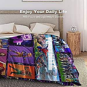 uvsgucm Game Battle Royale Anime Blanket,Shooting Game Anime Throw Blanket.49 * 39-BL-2