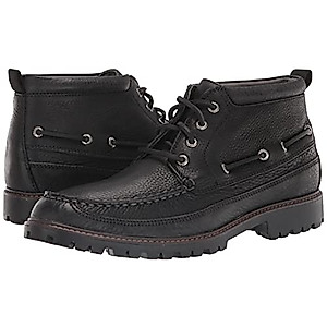 Sperry Men's Gold Authentic Original Lug Chukka Boot, Black, 12