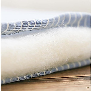 Happiness Decoration Polyester & Cotton Dining Chair Pads with Ties Set of 4 All Seasons Living Room, Office, Kitchen Chair Seat Cushions (Pink), 17.7''Lx16.5''W