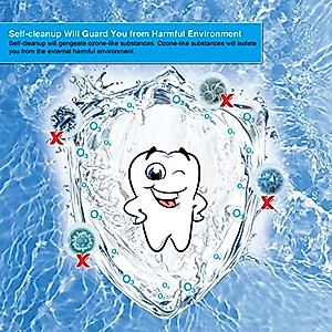 Self-cleanup Cordless Power Water Dental Flossers, Mini Portable Water Flosser Rechargeable, Hand Held Electric Water Pick Oral Irrigator Oral Air Water Flosser Travel Home