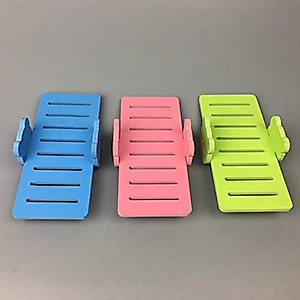 balacoo Wooden Toys Wooden Toys 3 Pcs Hamster Toys Wooden Seesaw Cartoon Frog Platform Climbing Toys Sport Exercise Toys for Hamster Mic Hedgehog Lizard Small Animals Green Chew Toys Chew Toys