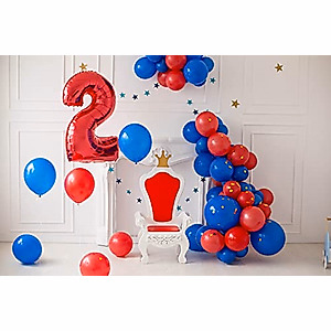 Treasures Gifted Mini Red Balloons - 5 Inch Red Balloons - Dark Red Balloons - Ruby Red Balloons - Red Latex Balloons - Bright Red Balloons - Small Red Balloons 100 Pack