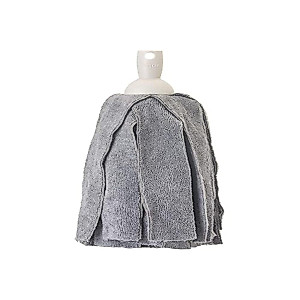 Vigar - Replacement for Mop – Universal Thread – 10 x 10 x 15 cm – Washing Machine Safe – Maximum Absorption – for All Floors – Grey
