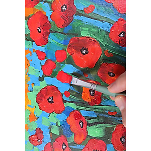 Mont Marte Acrylic Paint Set 24 Colours 36ml, Perfect for Canvas, Wood, Fabric, Leather, Cardboard, Paper, MDF and Crafts