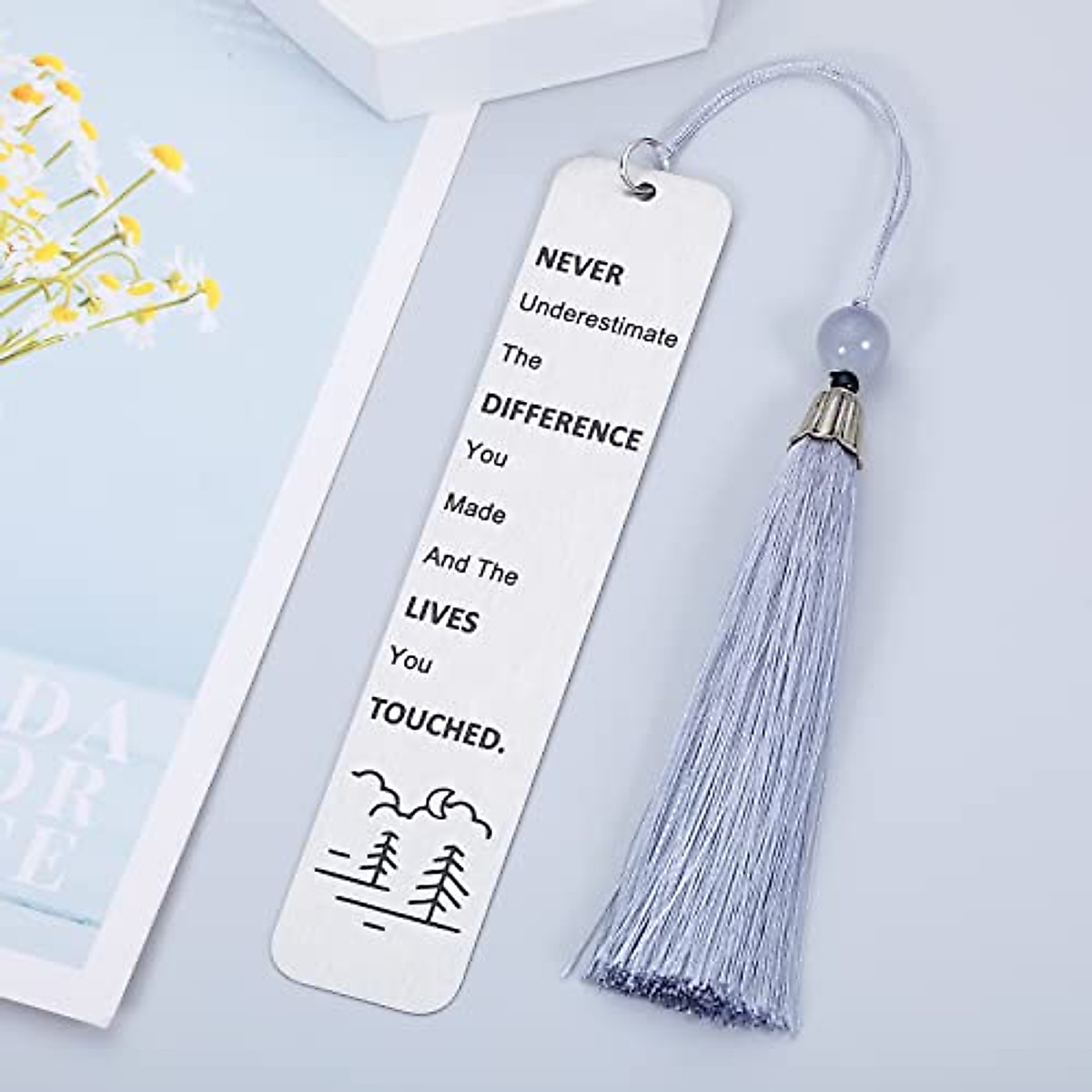 Inspirational Teacher Bookmark Gifts for Women Men Stocking Stuffer Gifts for Coworkers Thank You Employee Appreciation Gifts for Coworker Boss Farewell Going Away Gift for Boss Day Christmas Gifts