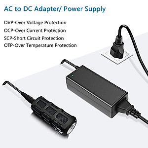 SHNITPWR 12V 3A 36W AC DC Power Supply Adapter 100V~240V AC to DC 12 Volt 3 Amp Converter Transformer LED Driver with 5.5x2.5mm Plug for 5050 3528 LED Strip 3D Printer CCTV Security System LCD Monitor