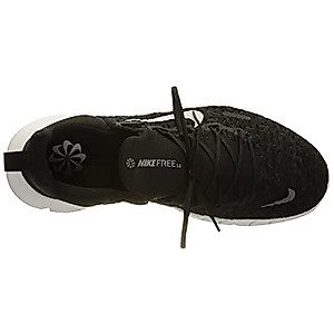 NIKE Women's Race Running Shoe, Black White Dk Smoke Grey, 6.5