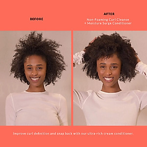 VICIOUS CURL Moisture Surge Conditioner For All Types of Curly Hair – Re-Coils Damaged Curls, Softens, Detangles, Moisturizes & Detangling, 12 FL Oz