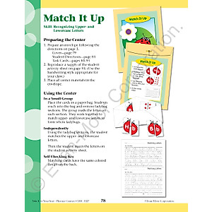 Take It to Your Seat Phonics Centers, Grades PreK-K