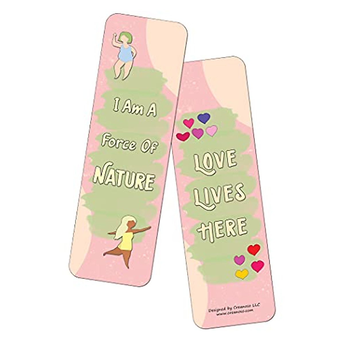 Creanoso Body Positivity for Women Bookmarks Series 2 (60-Pack) - Premium Quality Bulk Buy Value Savers Home Supplies
