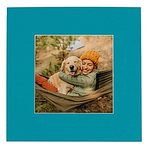 8x10 Teal Blue Mat for 6x8 Photo - Picture Matboard for Frames Measuring 8 x 10 Inches - Bevel Cut Matte to Display Art Measuring 6 x 8 Inches - Acid Free ONE MAT