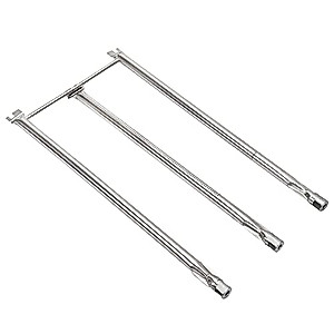 Leship Burner Tube Set Replace for Weber 7508, Genesis Silver B & C, Gold B & C, Spirit E-310 E-320 S-310 S-320 (Side Control), Spirit 700, Weber 900 Grills, 304 Stainless Steel Grill Burner Tube Kit