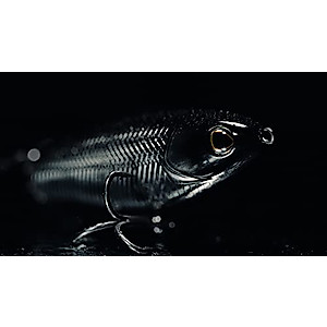 Berkley Choppo Saltwater Fishing Hard Bait, Black Chrome, 120mm - 1 oz