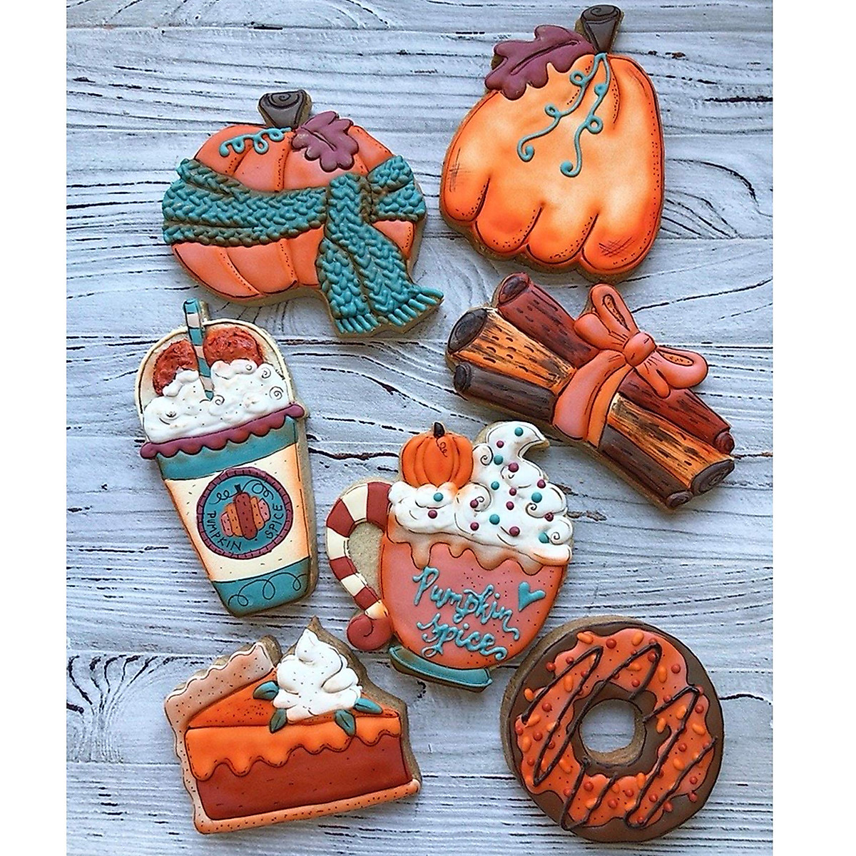 LILIAO Pumpkin Spice Latte Cookie Cutter - 2.5 x 5.2 inches - Stainless Steel - By Janka