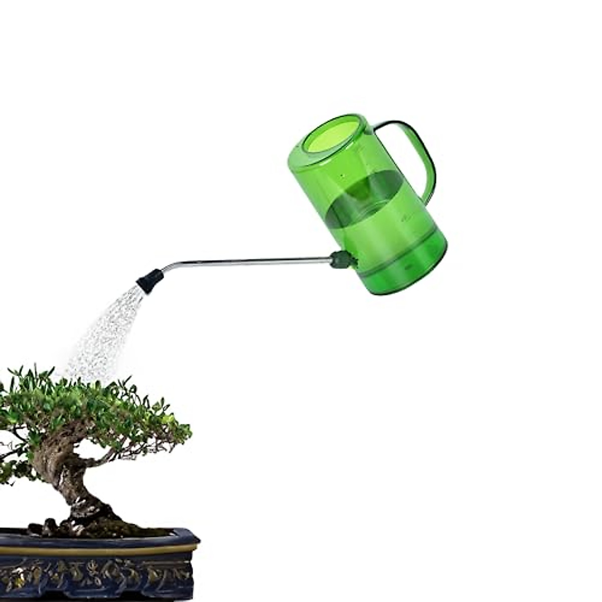 XDMTWLKJ 1L/34oz Thickened Household Gardening Watering Can Large Capacity Spray Bottle Long-Nozzle Garden Plant Watering Pot Sprayer (Green)