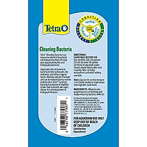 Tetra Cleaning Bacteria 4 Ounces, for A Clean Aquarium and Healthy Water, (Model: 77997)