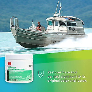 3M Marine Aluminum Restorer and Polish, 09020, 18 oz