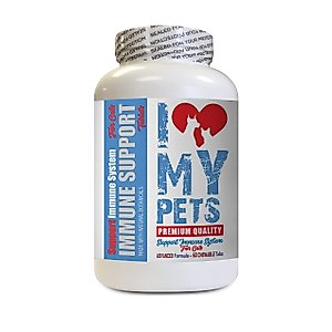 I LOVE MY PETS LLC cat Liver Support - CAT Immune Support - Booster - Healthy Supplement - cat Mushroom Supplement - 60 Treats (1 Bottle)