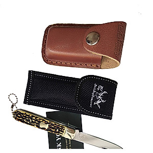 Knife 7.5 Inch 420C Pocket Knife Rose Wooden Handel for Men Folding Knife Outdoors & Sports Hunting Camping Hiking Best EDC Camping Knife