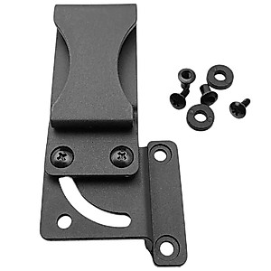 JzcsdkSIL KYDEX Sheath Waist Clip Scabbard Clip Sheath Accessories Outdoor Carry KYDEX Sheath Tool K Sheath Waist Clip With Screws Screws