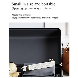 BEWITU Over The Door Clothes Drying Rack, Folding Hanging Coat Rack for Indoor Laundry Room Compact Small Space Foldable Portable Clothing Hanger Hook Collapsible