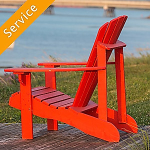 Adirondack Chair Assembly - Single Chair + Ottoman