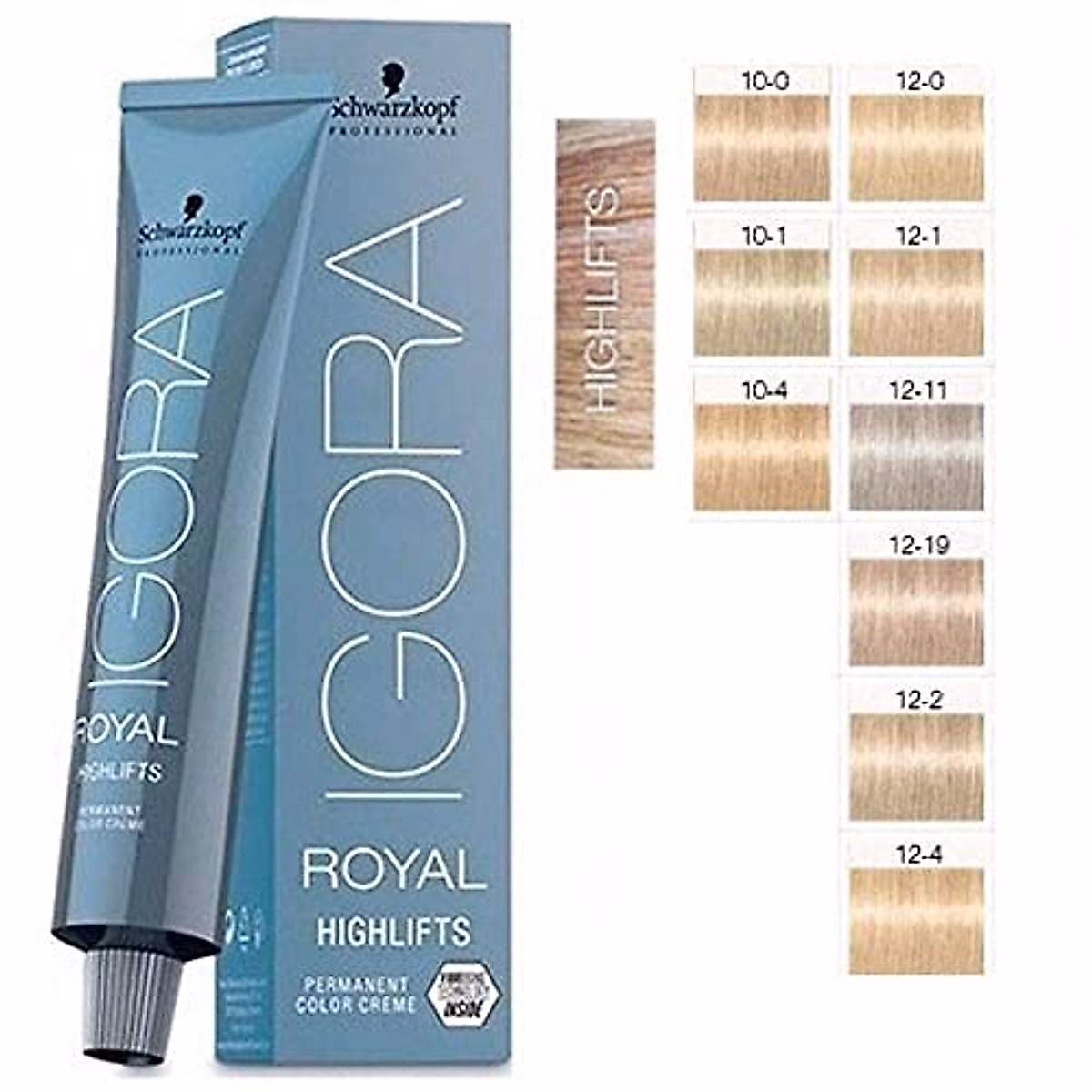Schwarzkopf Igora Royal Permanent Hair Color Highlifts 12-19 Special Blonde Cendre Violet