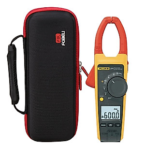 FBLFOBELI EVA Hard Carrying Case for Fluke 376/374/ 375FC 1000A Ac/Dc TRMS Wireless Clamp W/Iflex, Portable Shockproof Storage Bag(Case Only)