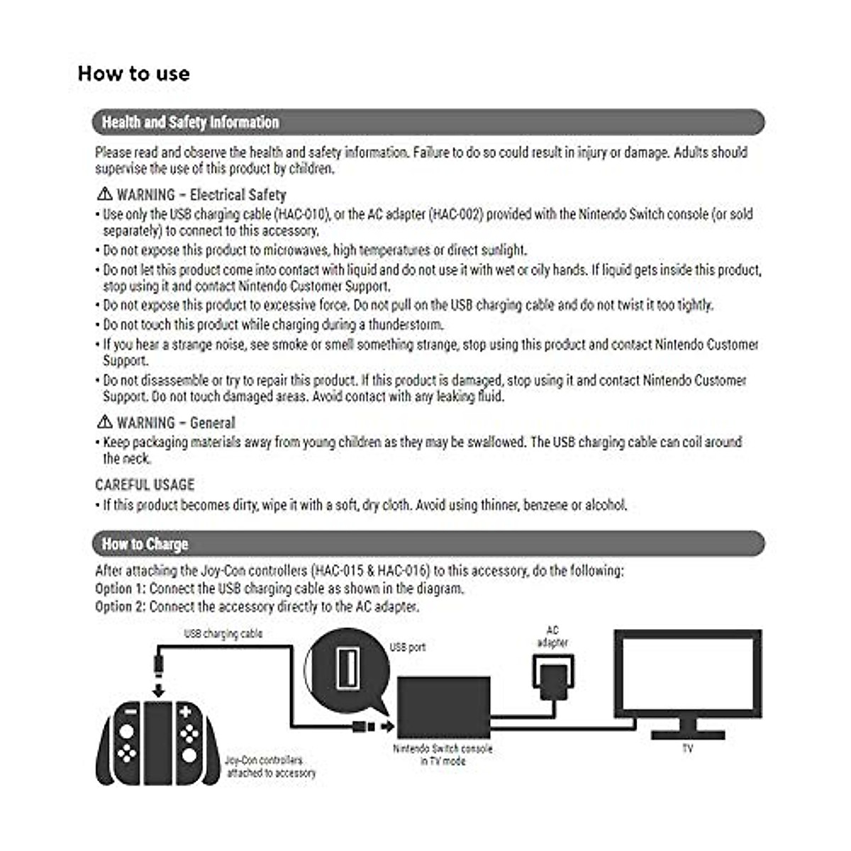 Nintendo Switch - Joy-Con Charging Grip
